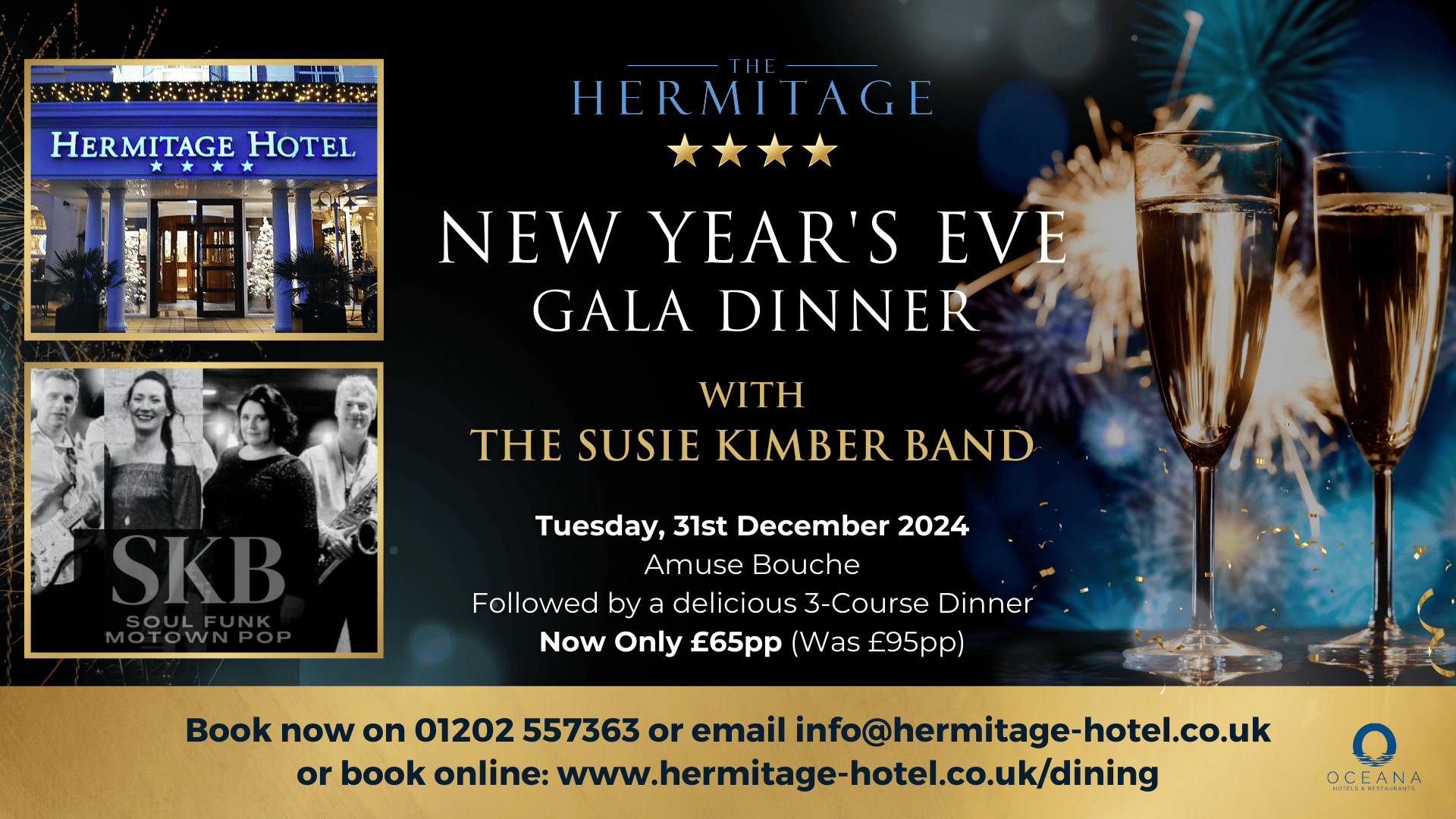 Hermitage New Year’s Eve Gala Dinner with The Susie Kimber Band ...
