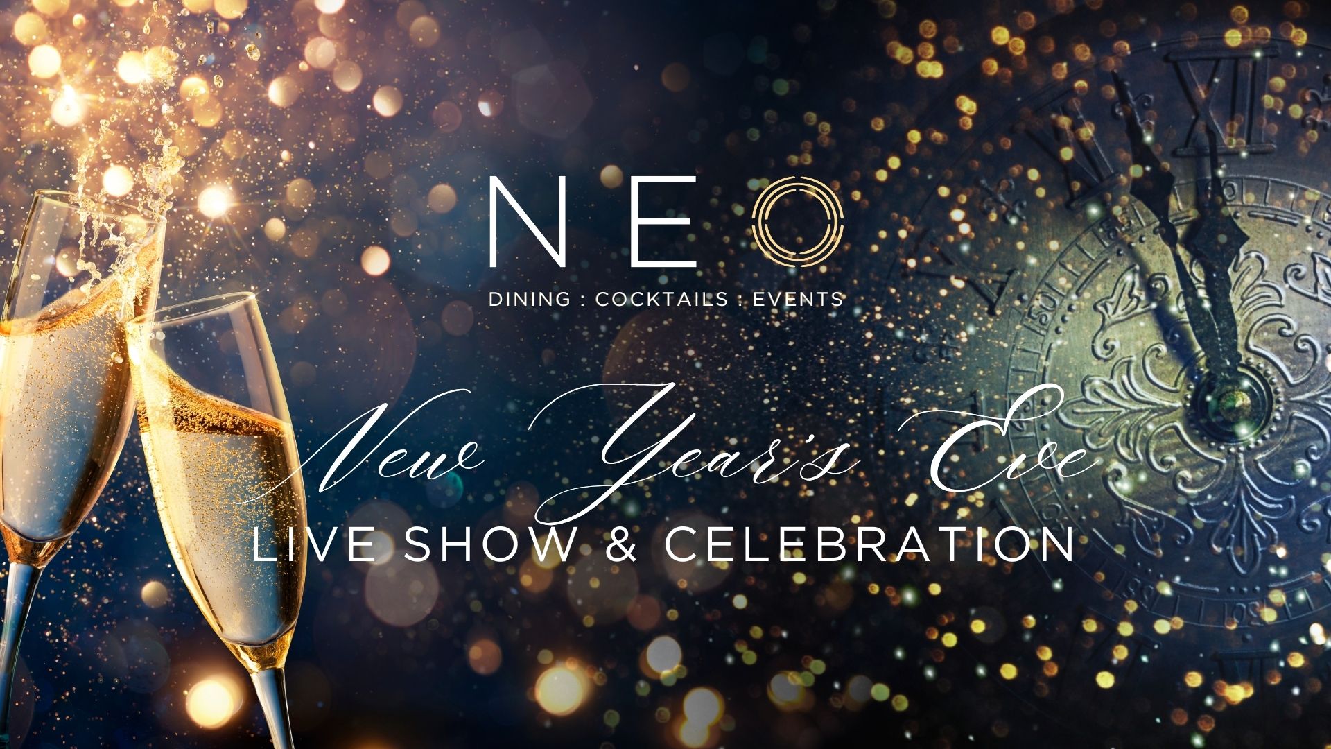 New Year’s Eve Live Show & Celebration at NEO – Oceana Events Co.