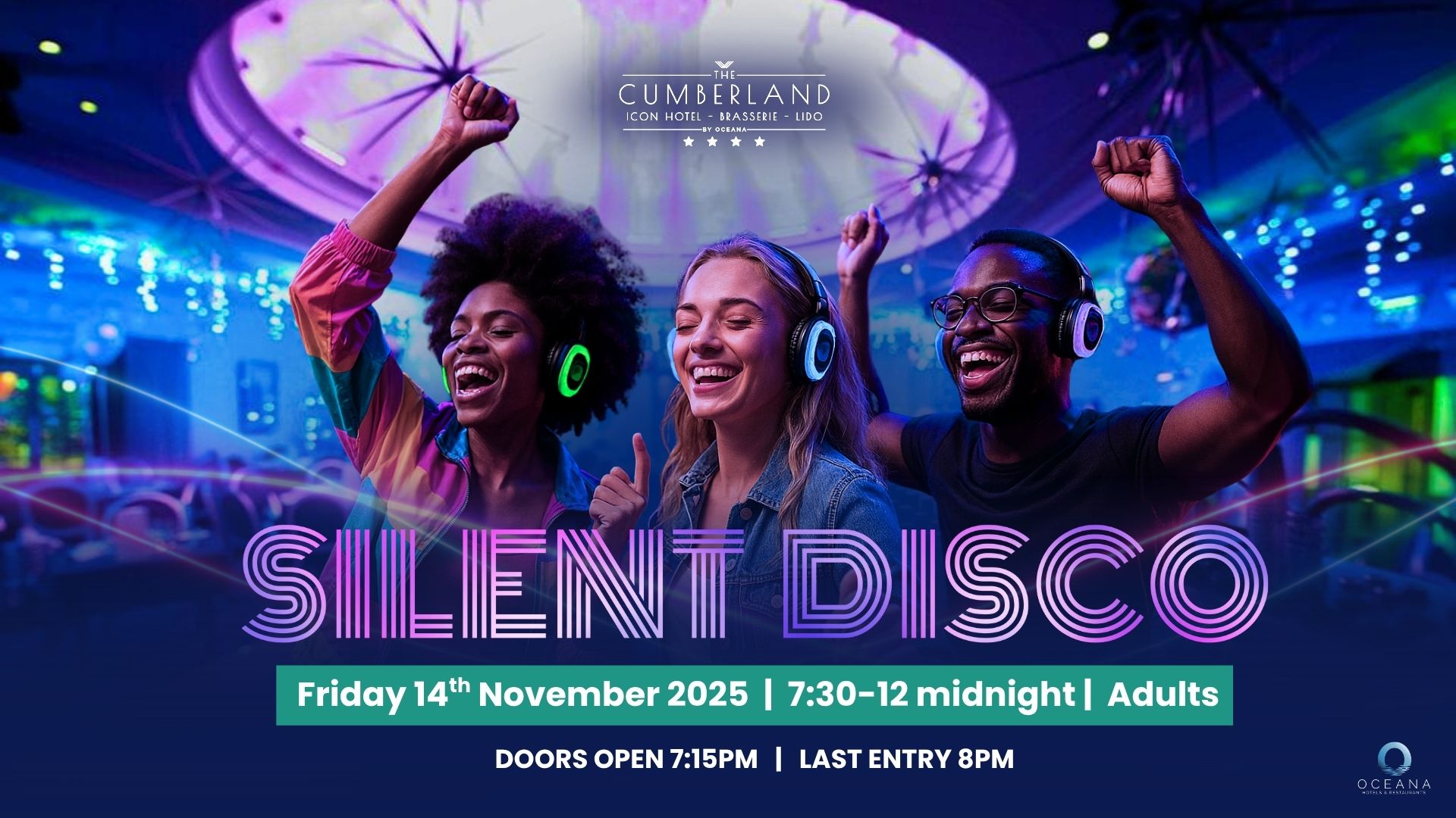 Silent Disco at The Cumberland – Oceana Events Co.