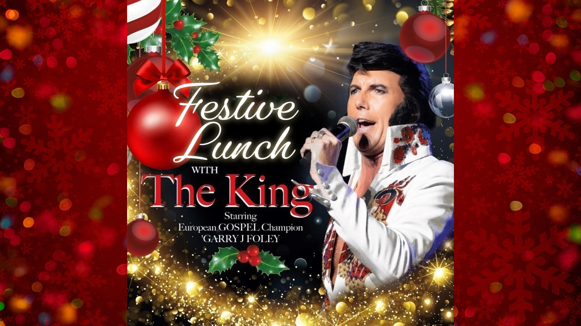 Festive Lunch with The King – Elvis Tribute – Oceana Events Co.